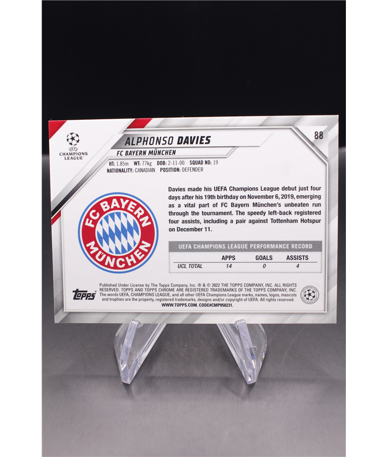 ALPHONSO DAVIES - Card Center