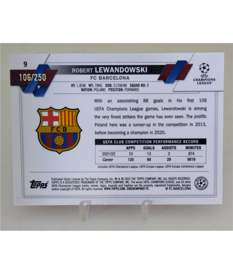 Robert Lewandowski /250 - Card Center