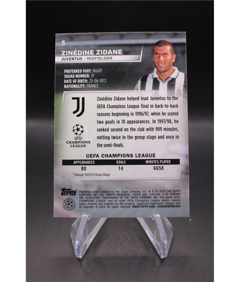 Zinedine Zidane - Card Center